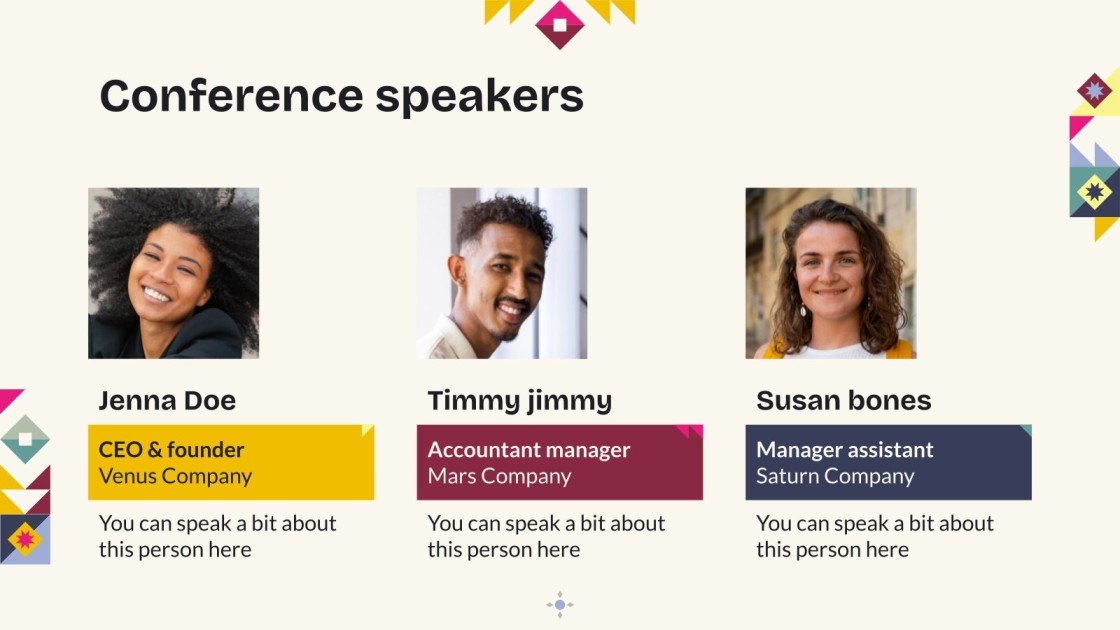 Geometric Conference Style Presentation