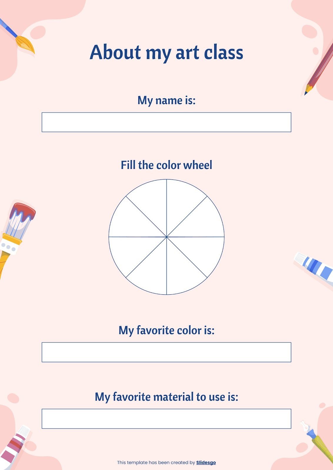 World Art Day Activities for Pre-K Presentation