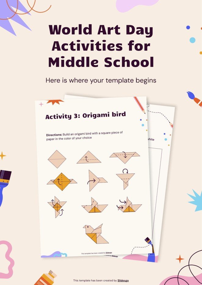 World Art Day Activities for Middle School Presentation
