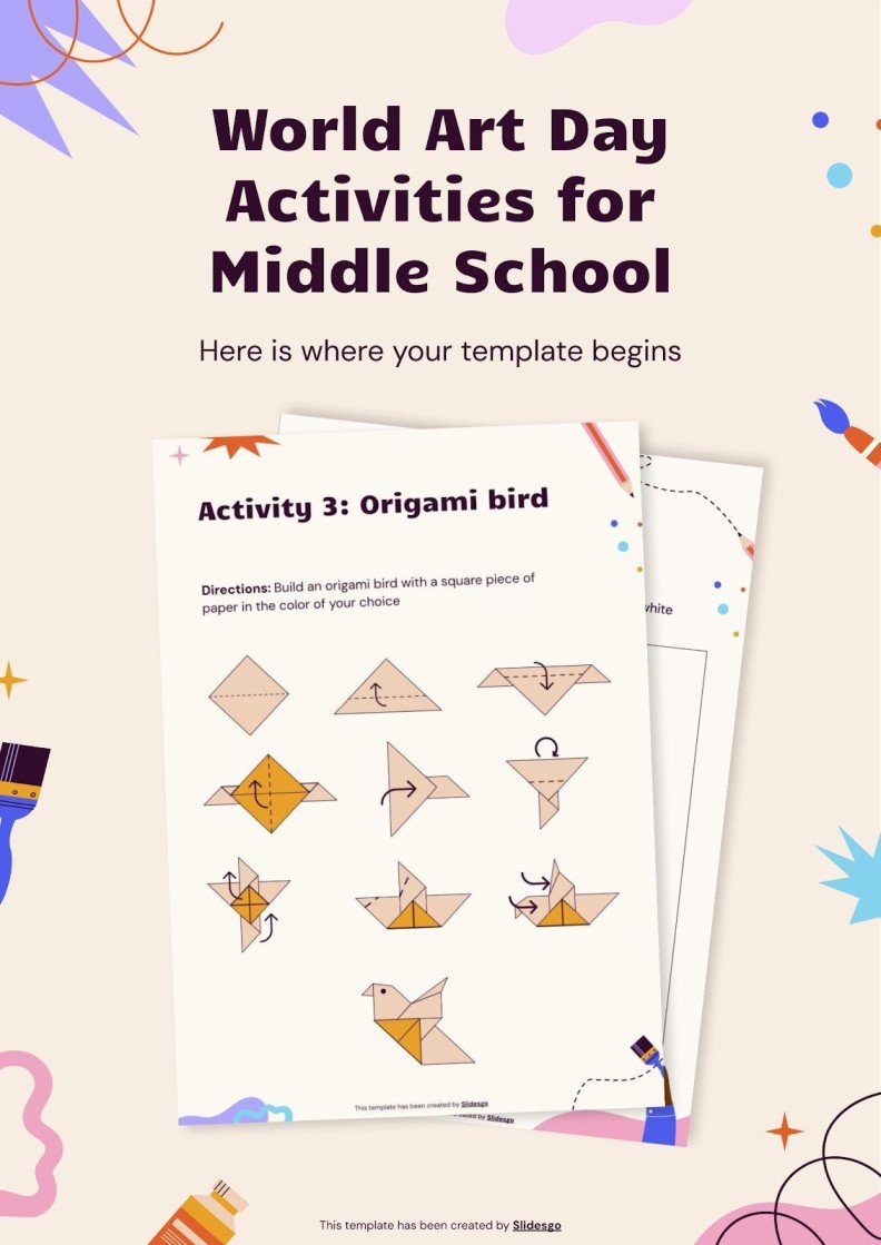 World Art Day Activities for Middle School Presentation