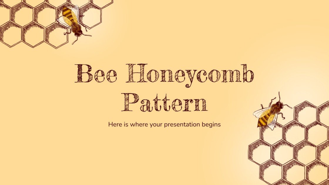 Bee Honeycomb Pattern Presentation