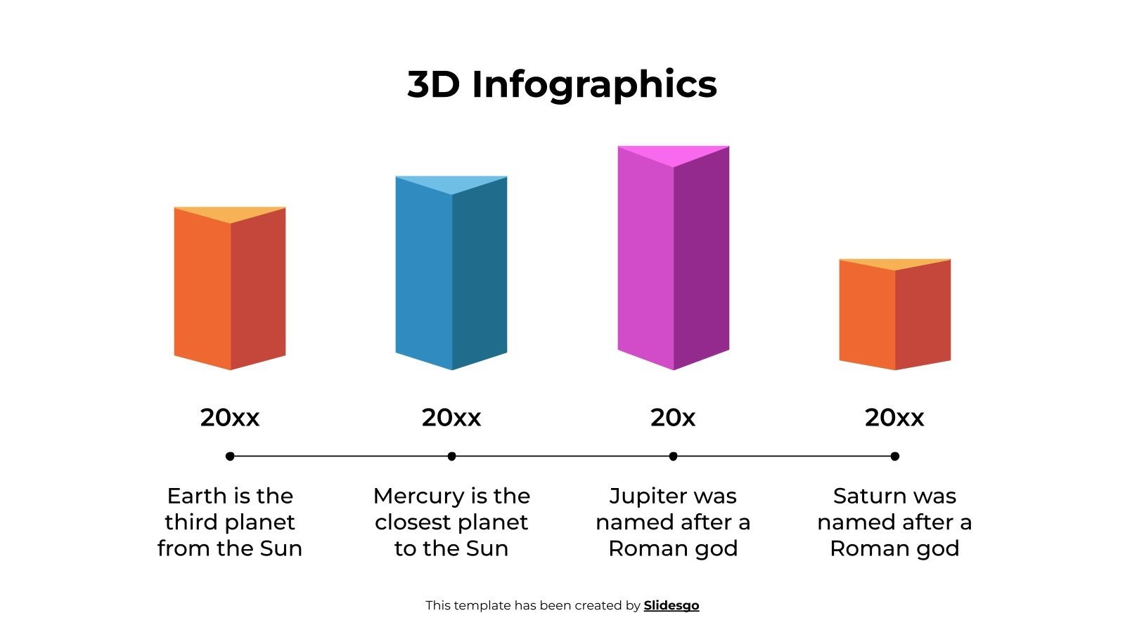 3D Infographics Template