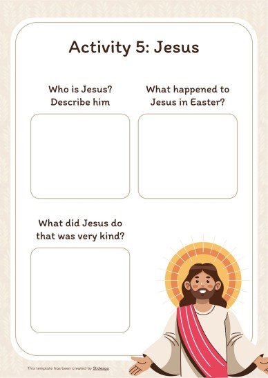 Holy Week Activities for Elementary Presentation