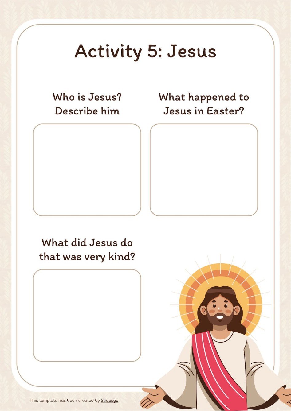 Holy Week Activities for Elementary Presentation