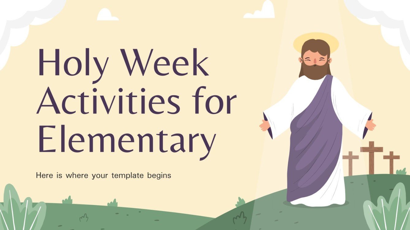 Holy Week Activities for Elementary Presentation