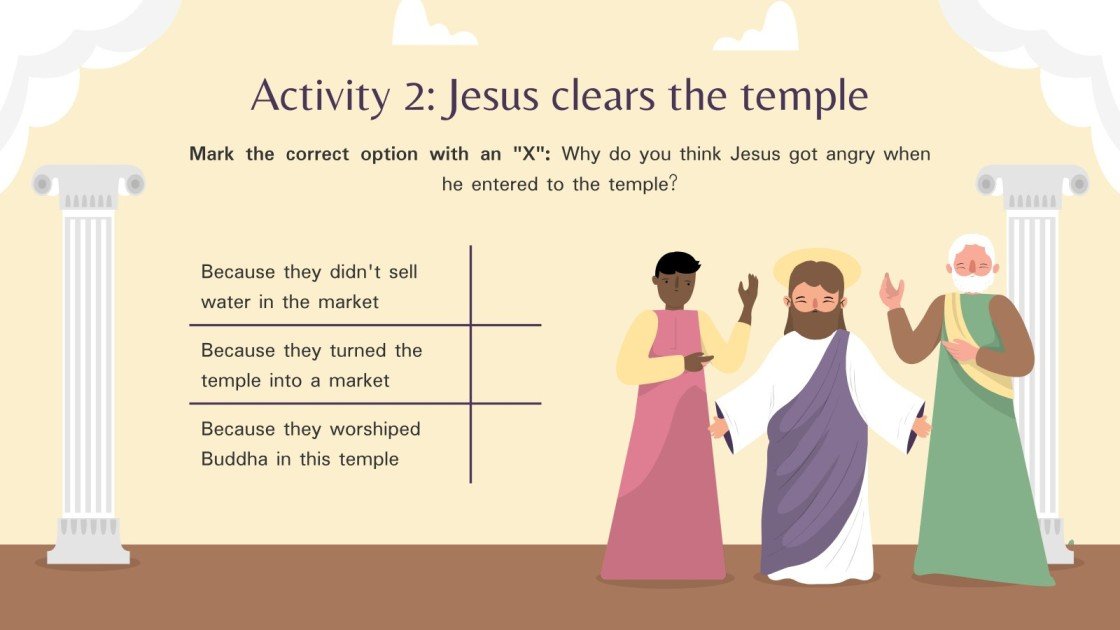 Holy Week Activities for Elementary Presentation