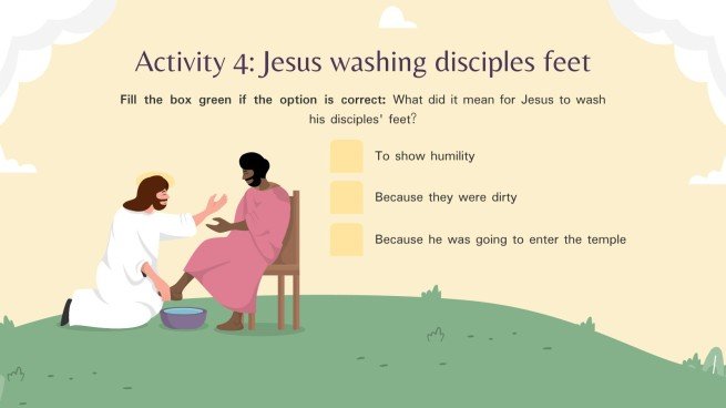 Holy Week Activities for Elementary Presentation