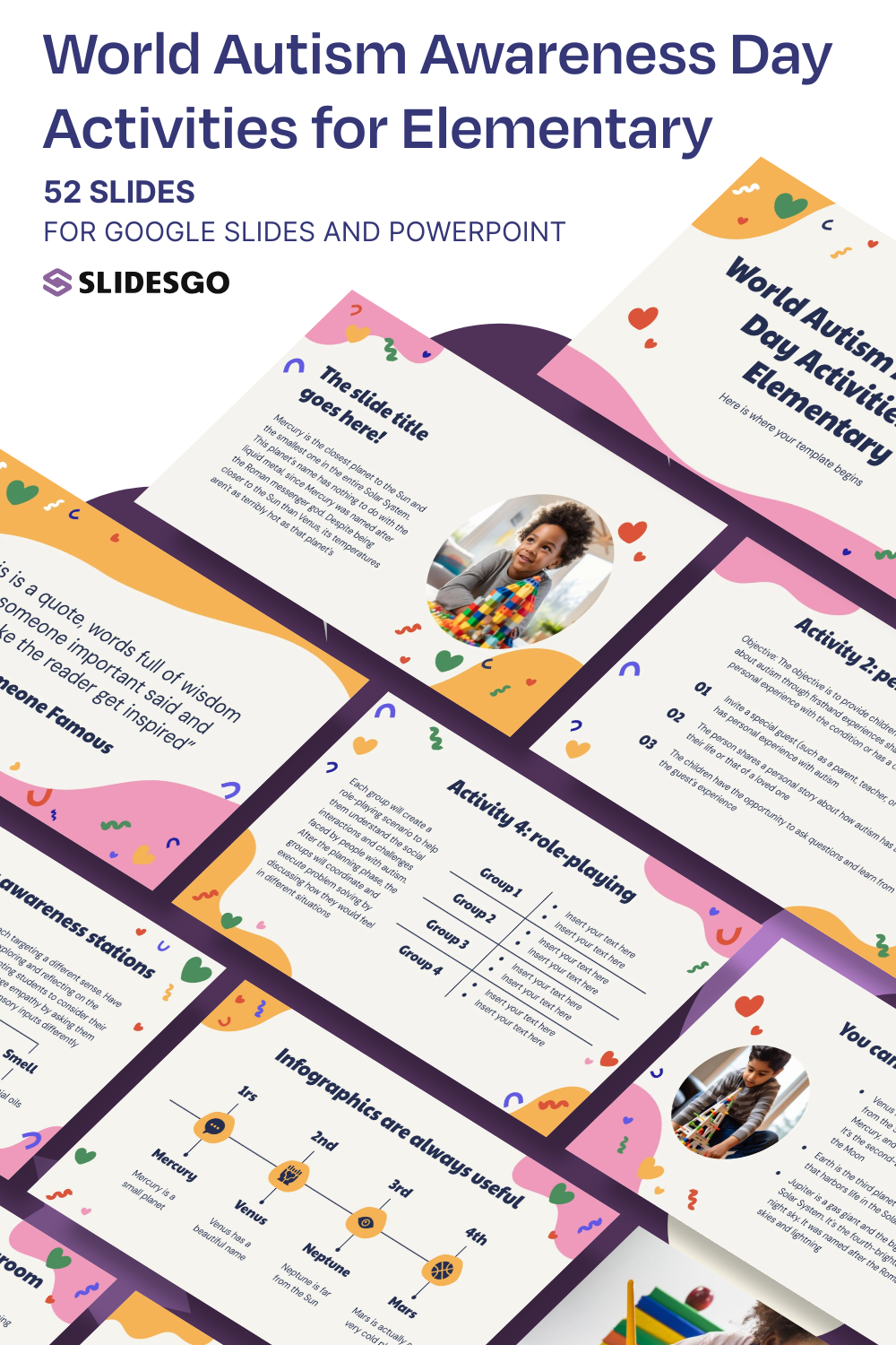 World Autism Awareness Day Activities for Elementary