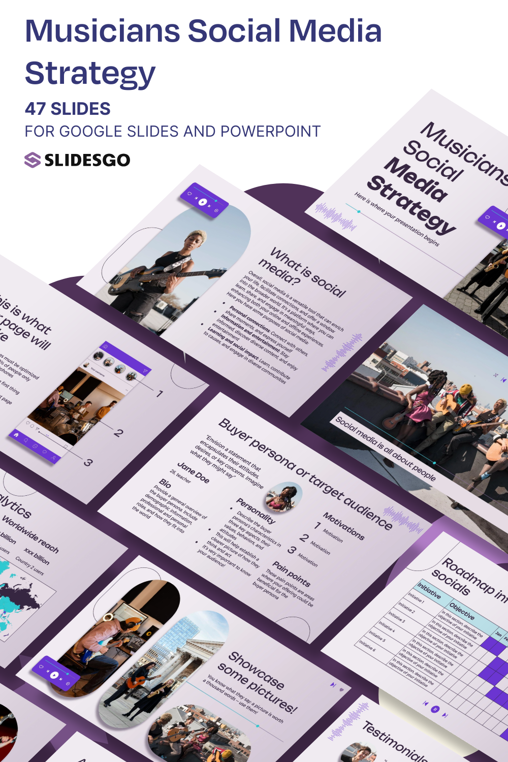 Musicians Social Media Strategy Presentation