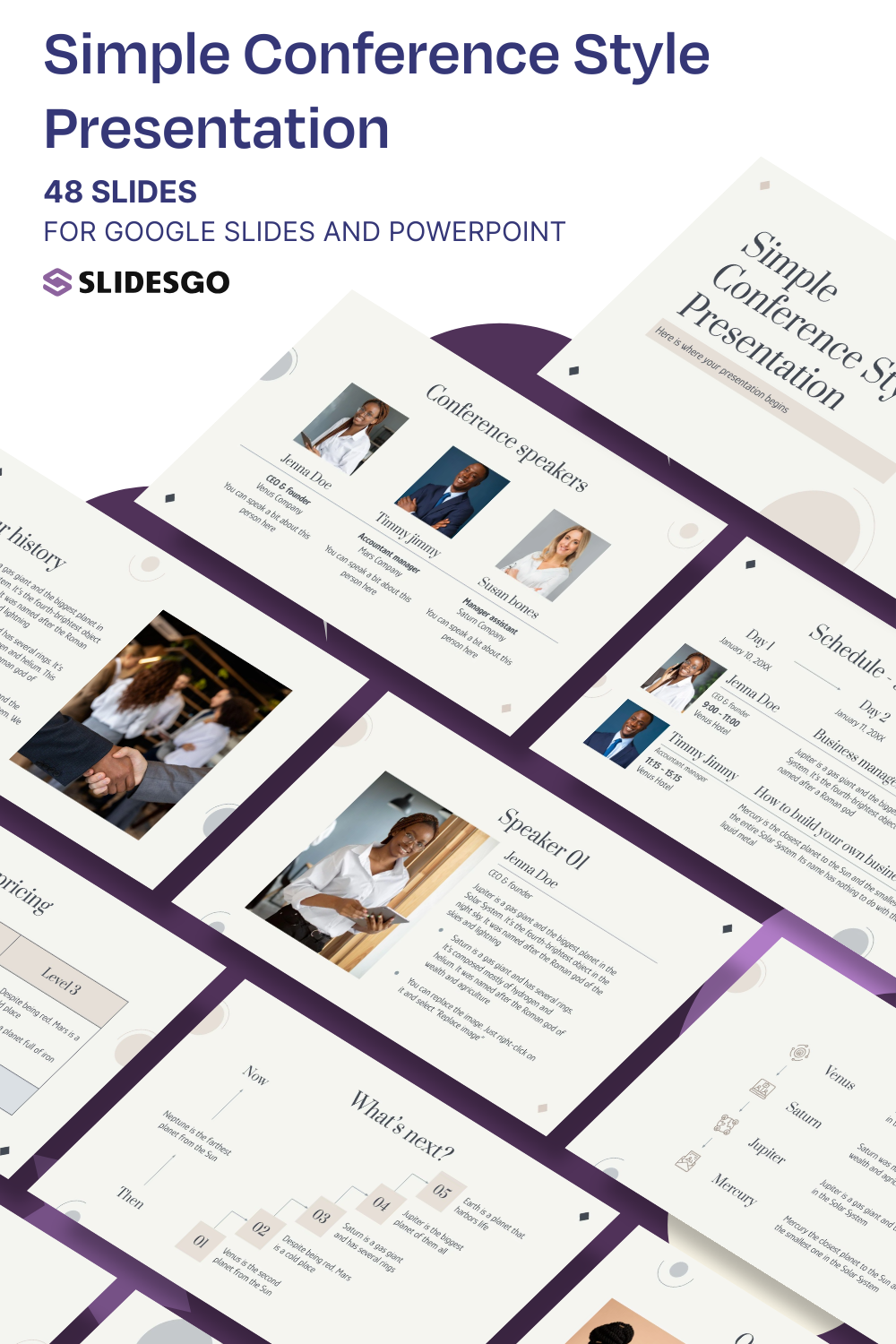 Simple Conference Style Presentation