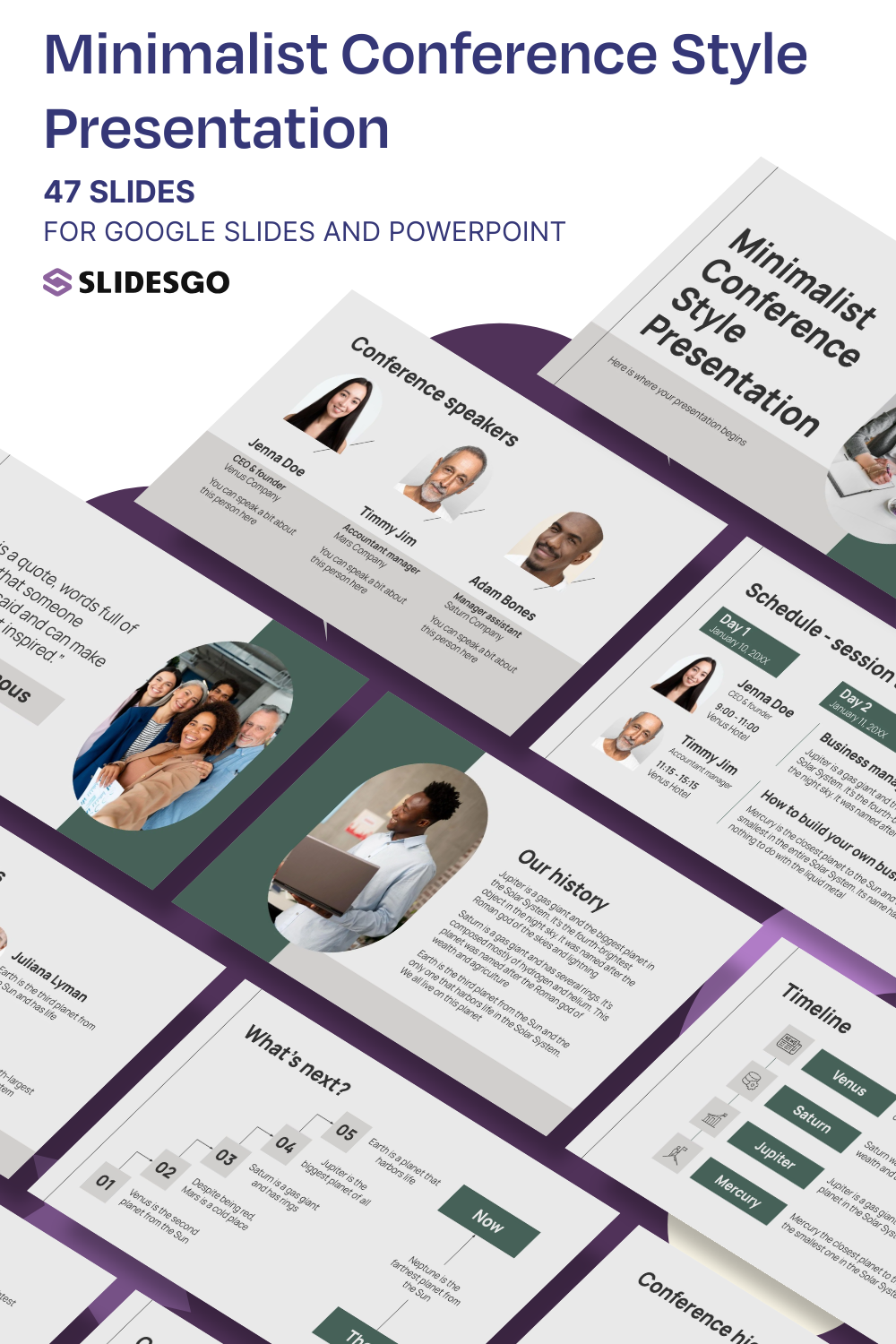 Minimalist Conference Style Presentation