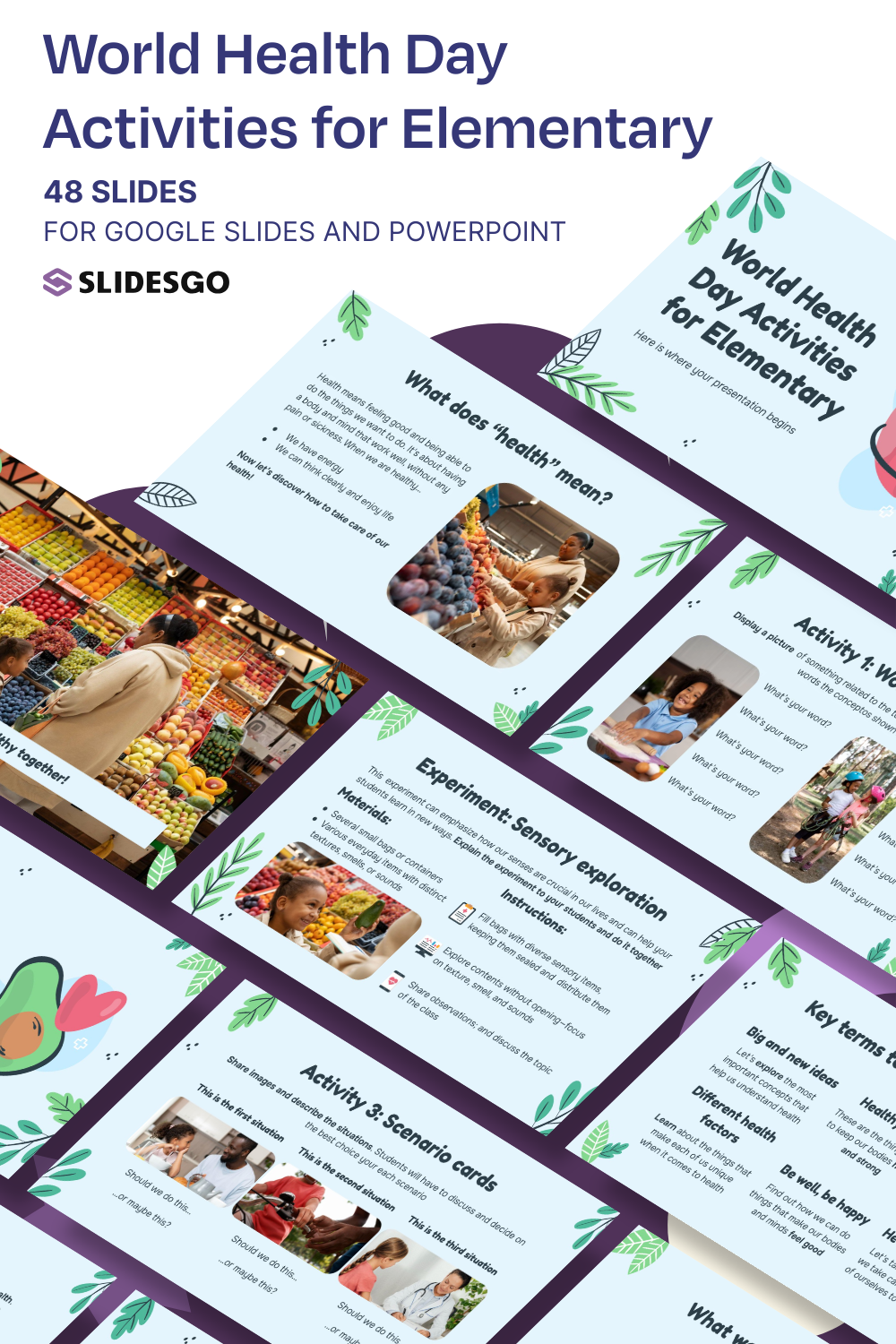 World Health Day Activities for Elementary Presentation