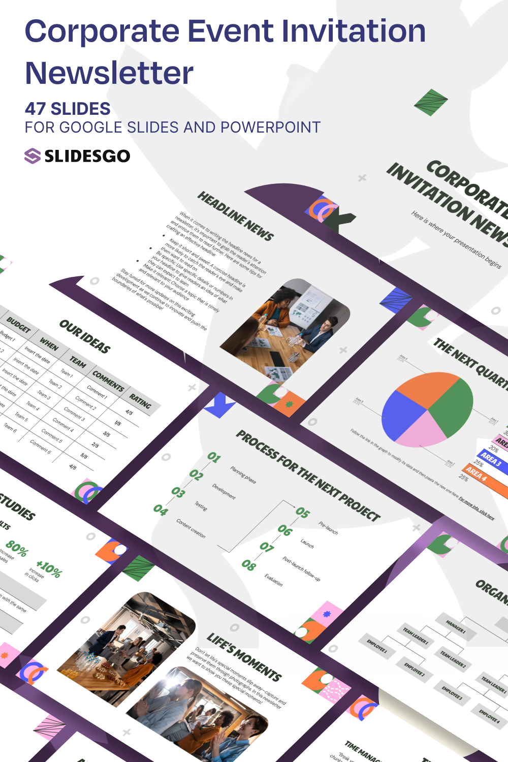 Corporate Event Invitation Newsletter Presentation