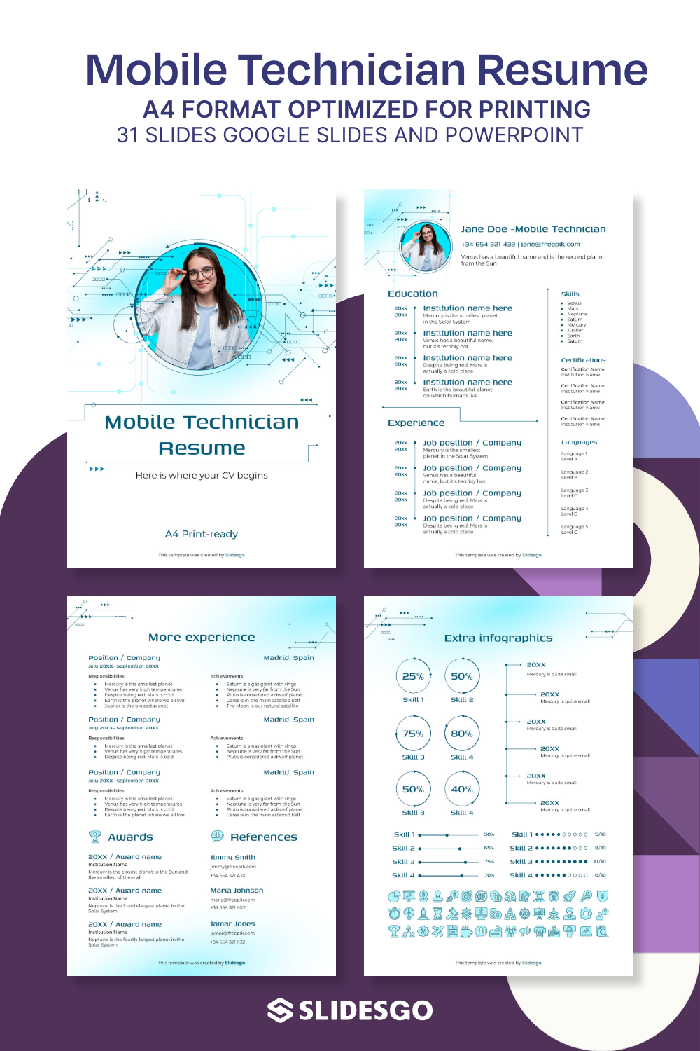 Mobile Technician Resume Presentation