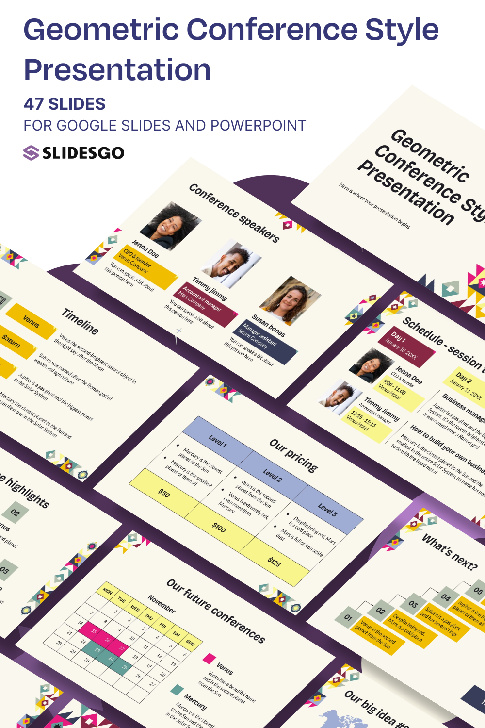 Geometric Conference Style Presentation