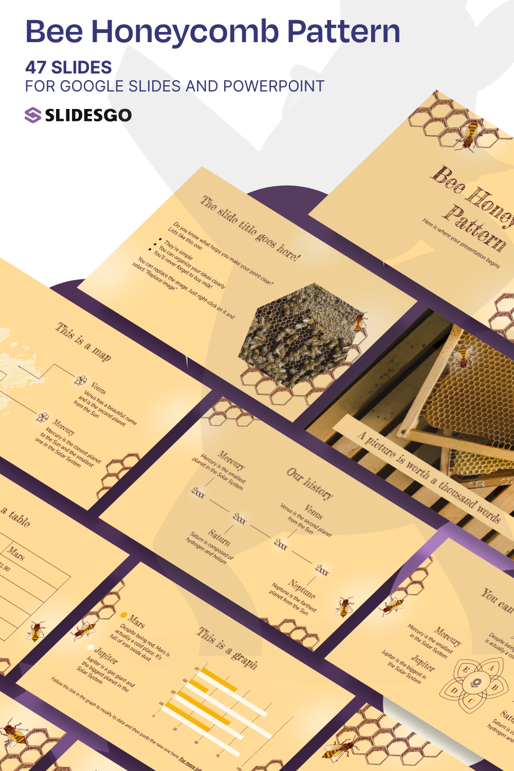 Bee Honeycomb Pattern Presentation