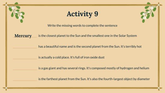 Holy Week Activities for Middle School Presentation