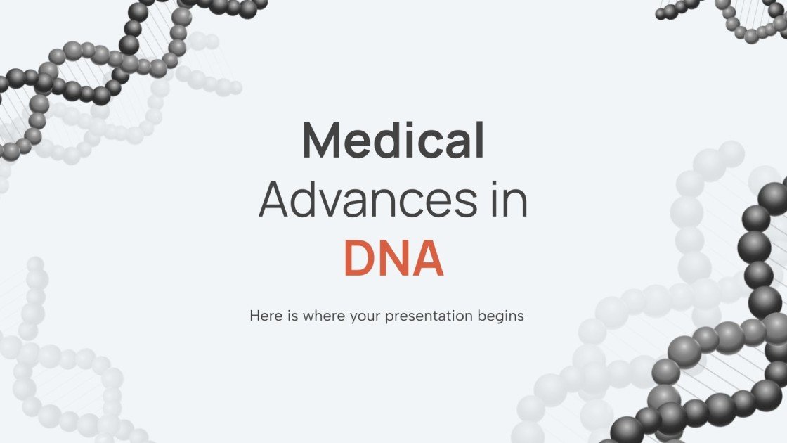Plantillas gratuitas sobre ADN para Google Slides y PowerPoint
