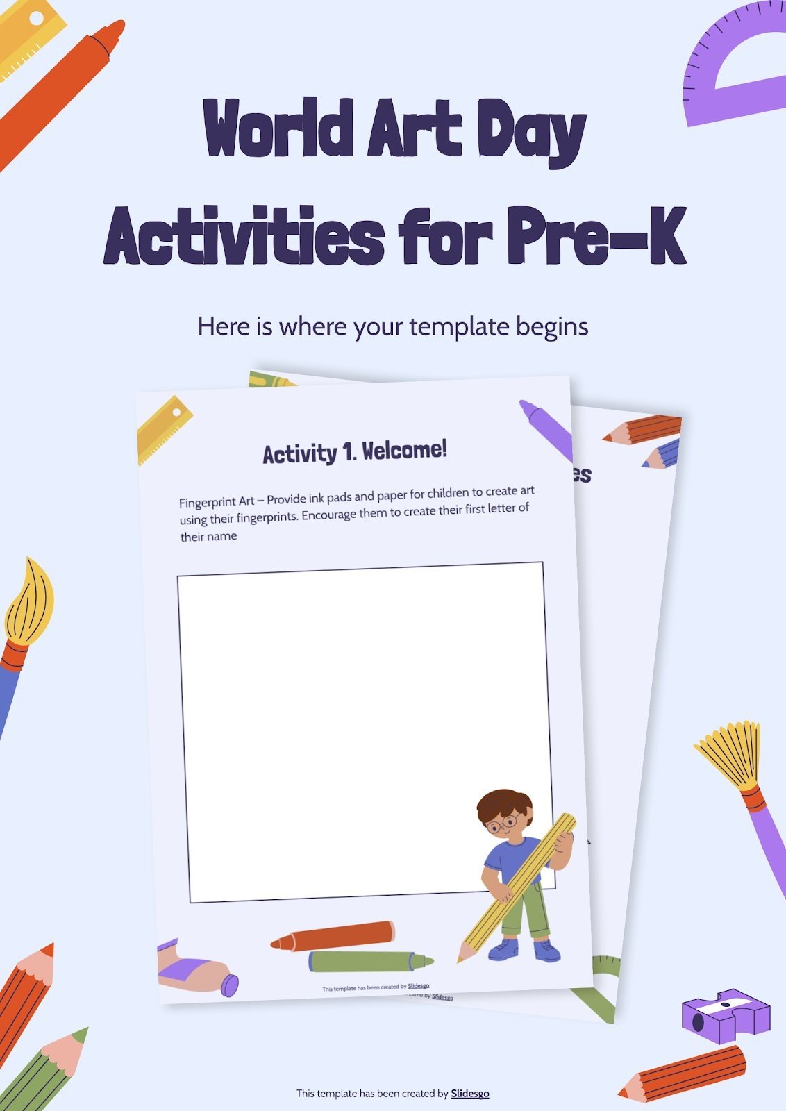 World Art Day Activities for Pre-K Presentation