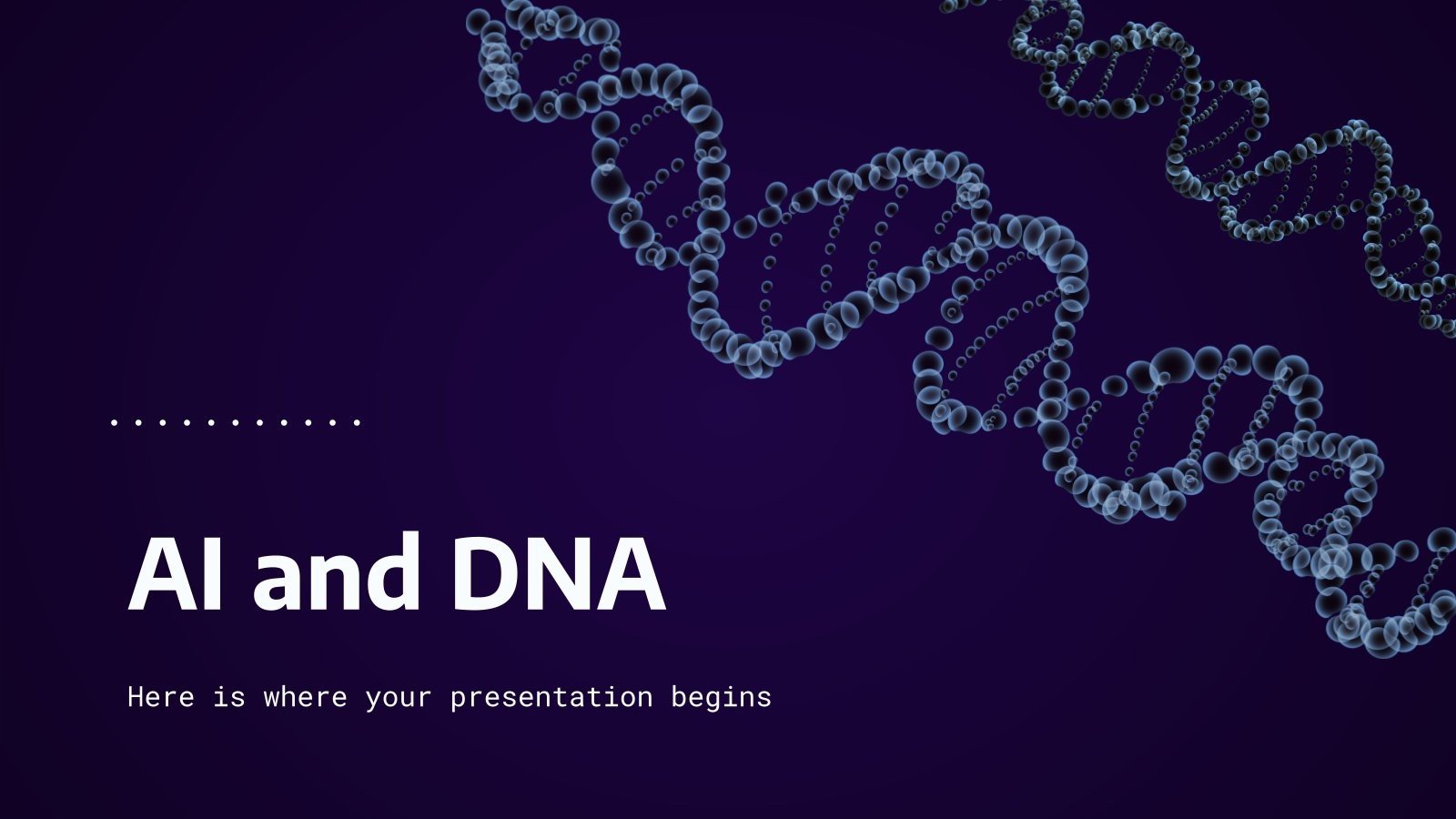 AI and DNA Presentation