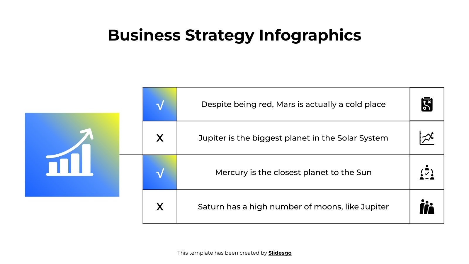 Professional Business Strategy Infographic Template