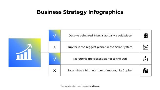 Professional Business Strategy Infographic Template