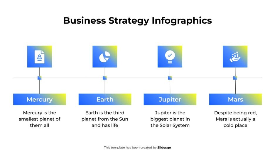 Professional Business Strategy Infographic Template
