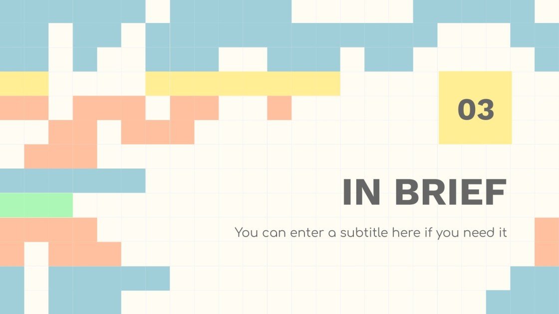 Pastel Blocks Newsletter | Google Slides & PowerPoint