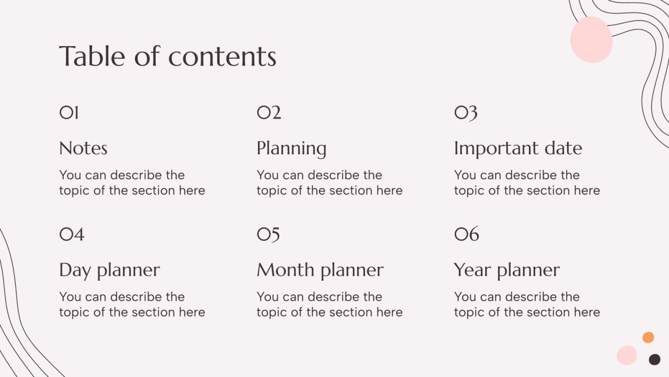 Minimalist Graphic Organizer Presentation
