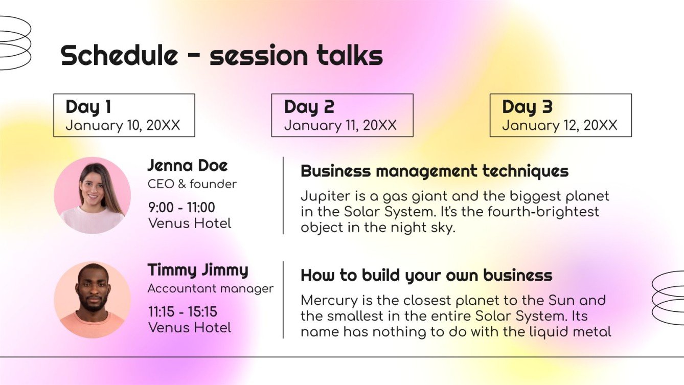 Creative Conference Style Presentation