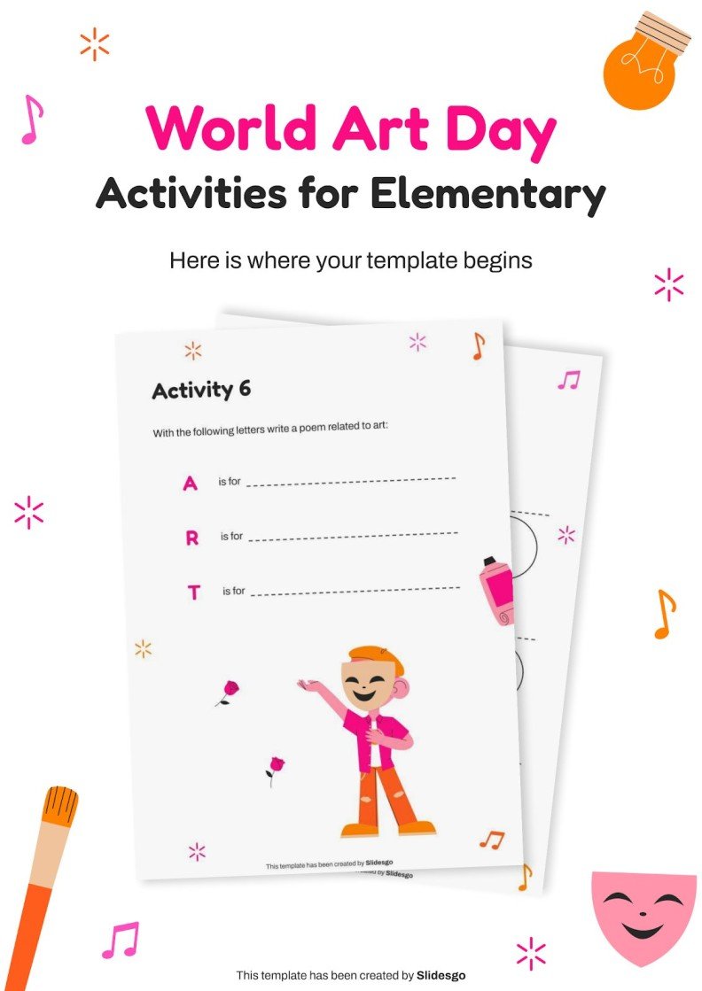 World Art Day Activities for Elementary Presentation