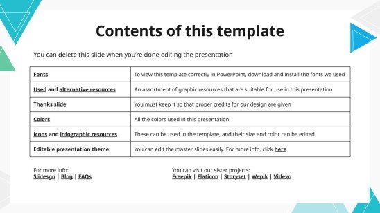 4 Blocker Template for a Project Proposal Presentation