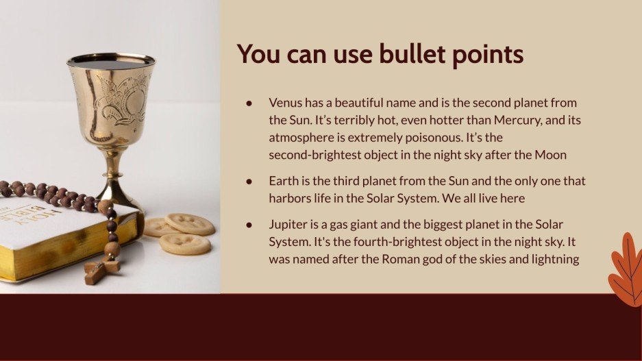 Holy Week Activities for Middle School Presentation