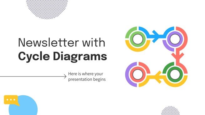 Newsletter with Cycle Diagrams Presentation