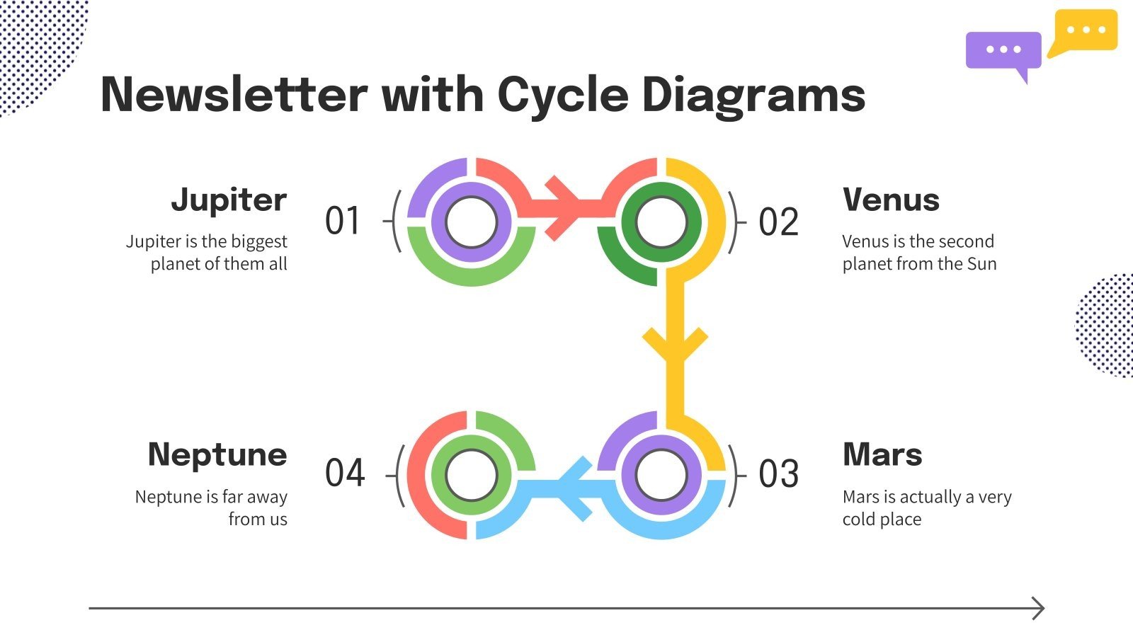 Newsletter with Cycle Diagrams Presentation