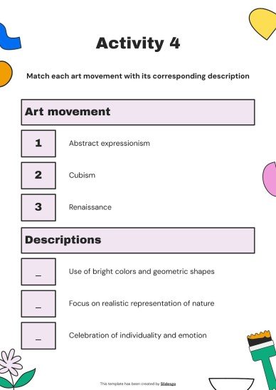 World Art Day Activities for Middle School Presentation