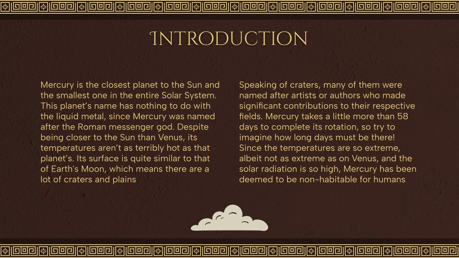 Roman God: Mercury Presentation