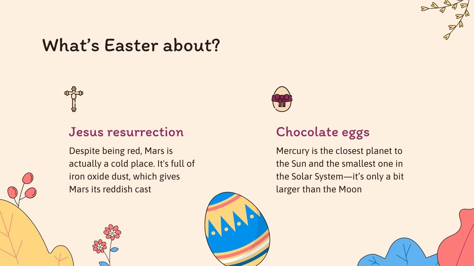 Elementary Activities to Celebrate Easter Presentation