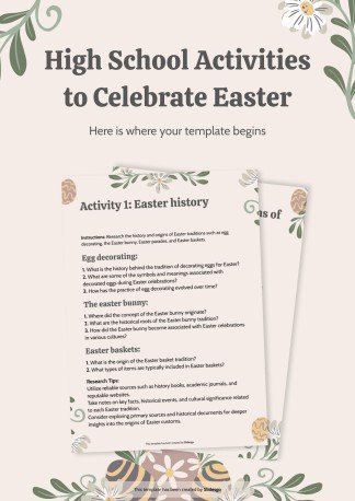 Plantillas gratis de Pascua para Google Slides y PowerPoint