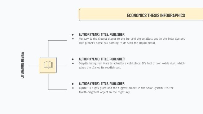 Economics Thesis Infographics Template