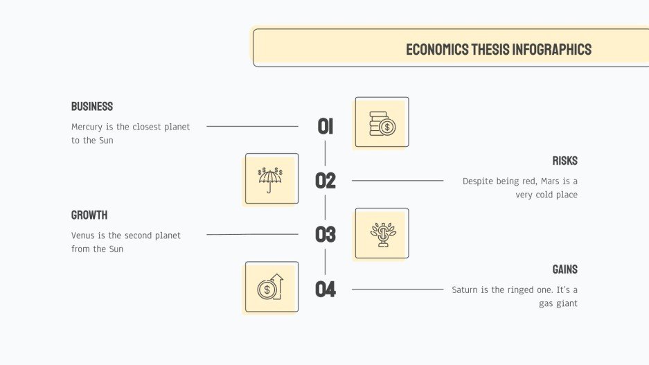 Economics Thesis Infographics Template