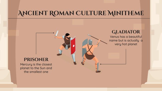 Ancient Roman Culture Minitheme Infographics Template
