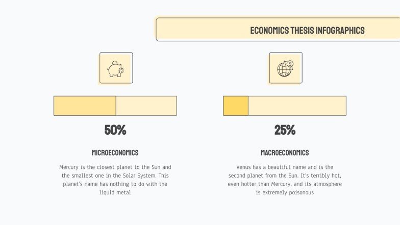 Economics Thesis Infographics Template
