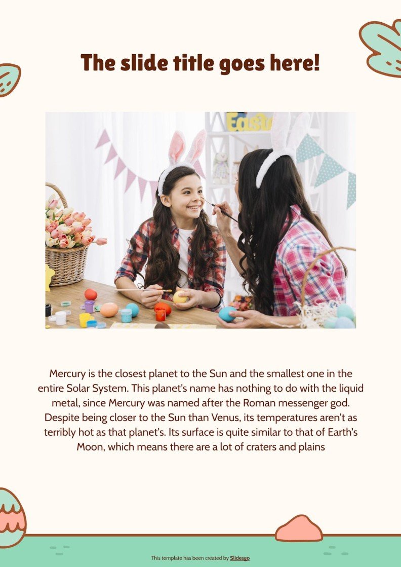 Elementary Activities to Celebrate Easter Presentation