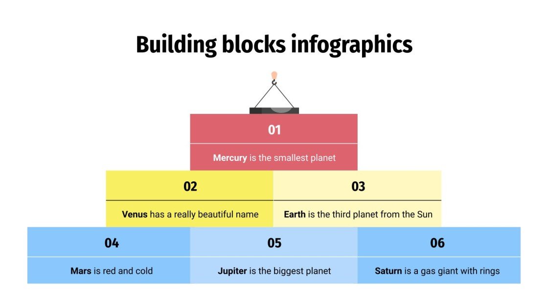 Building Blocks Infographics | Google Slides y PowerPoint
