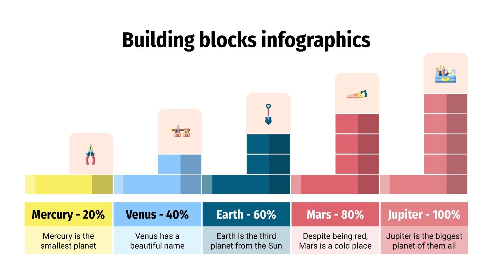 Building Blocks Infographics | Google Slides y PowerPoint