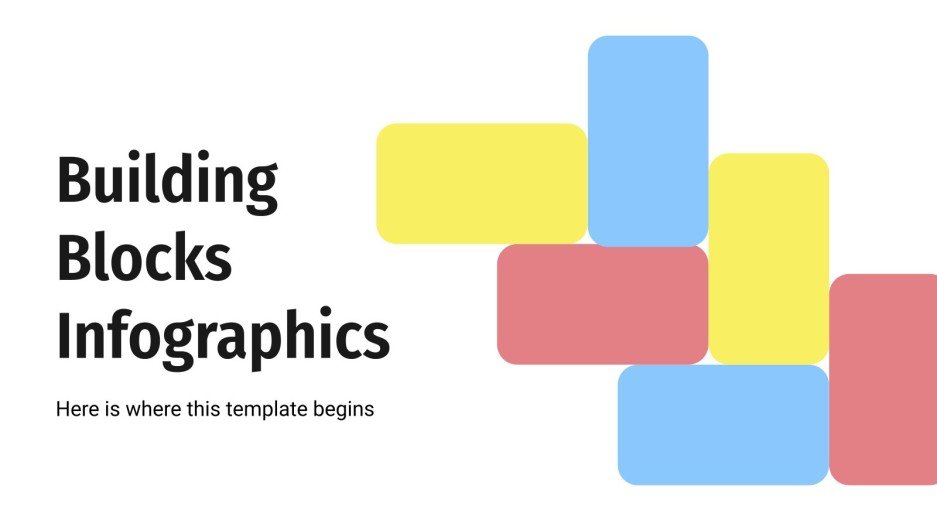 Free Blocks Infographics for Google Slides and PowerPoint