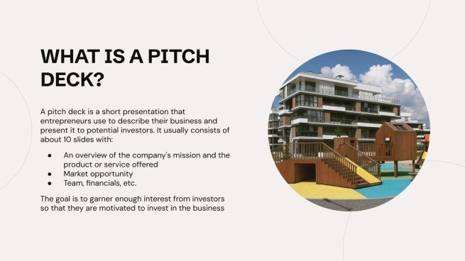 Construction of a Social Housing Urbanization Pitch Deck