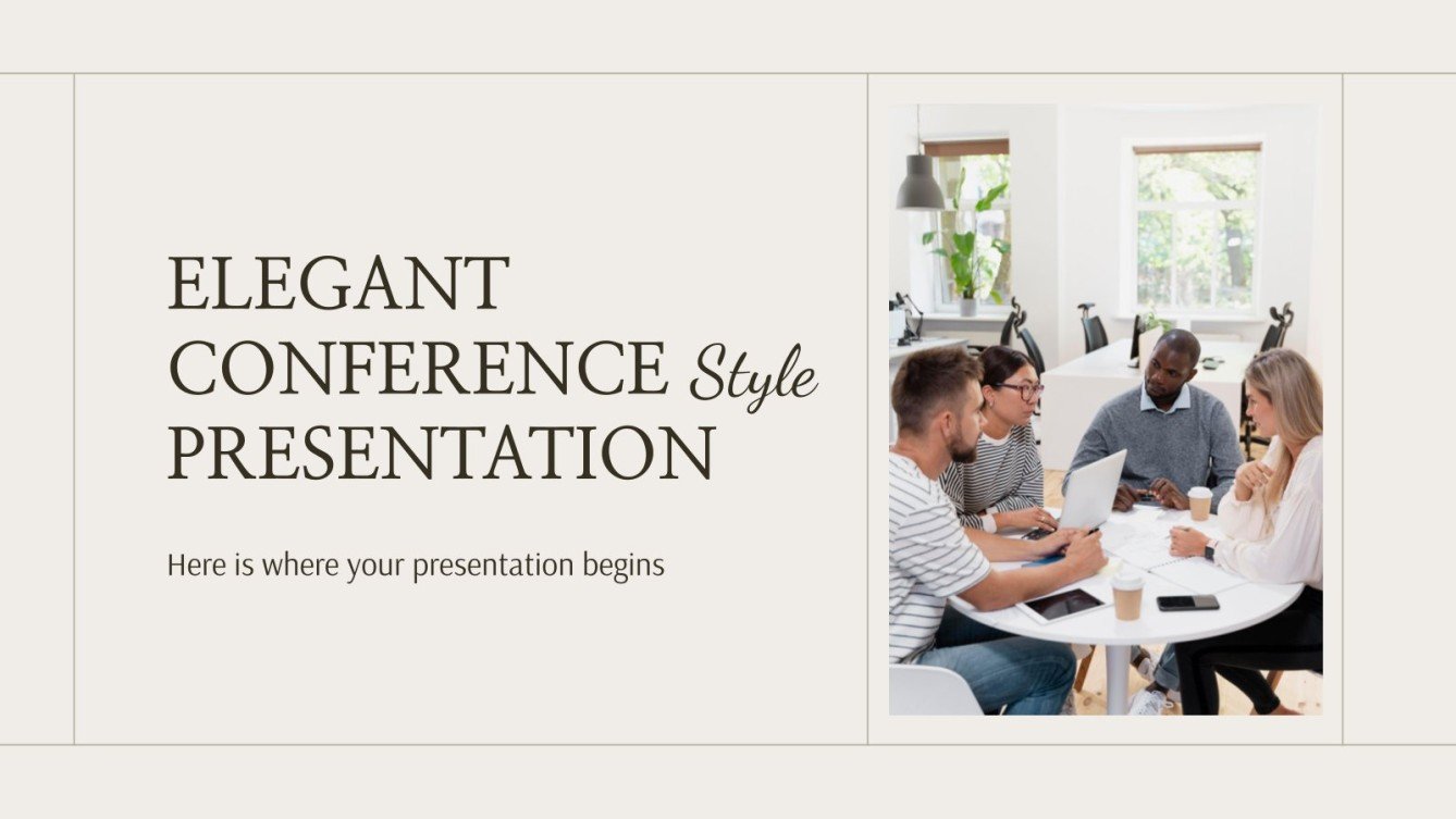 Elegant Conference Style Presentation