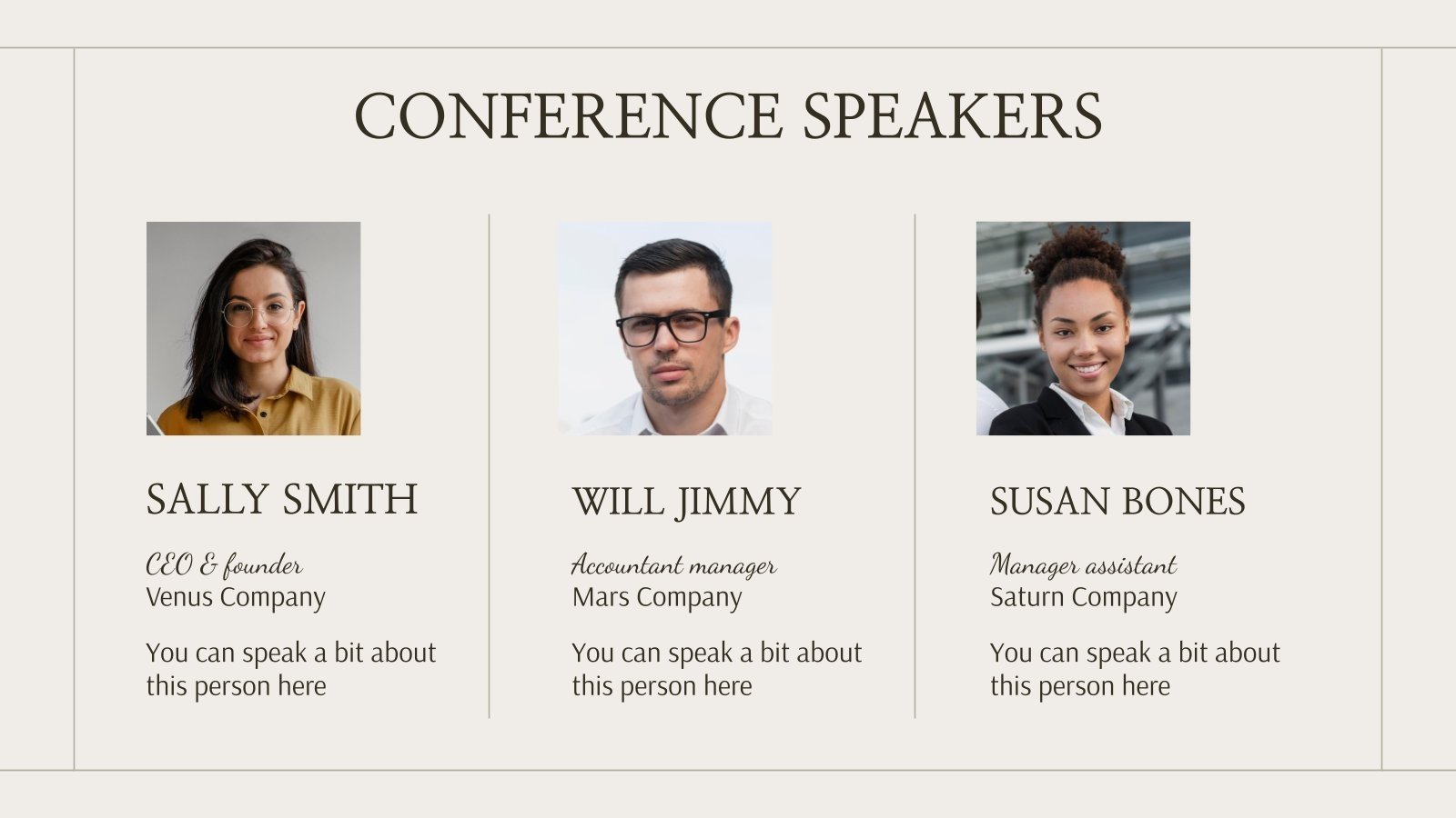 Elegant Conference Style Presentation